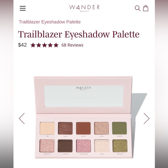 Ciate | Makeup | Wander Beauty Trailblazer Eyeshadow Palette | Poshmark
